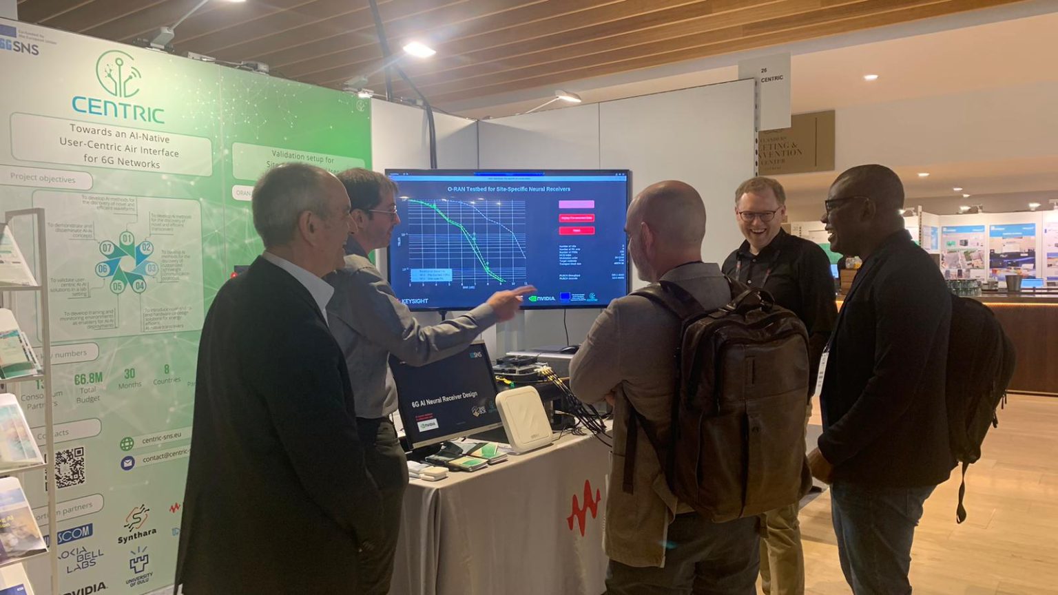 CENTRIC booth showcased at the at the EUCNC | 6G Summit 2024 on ...