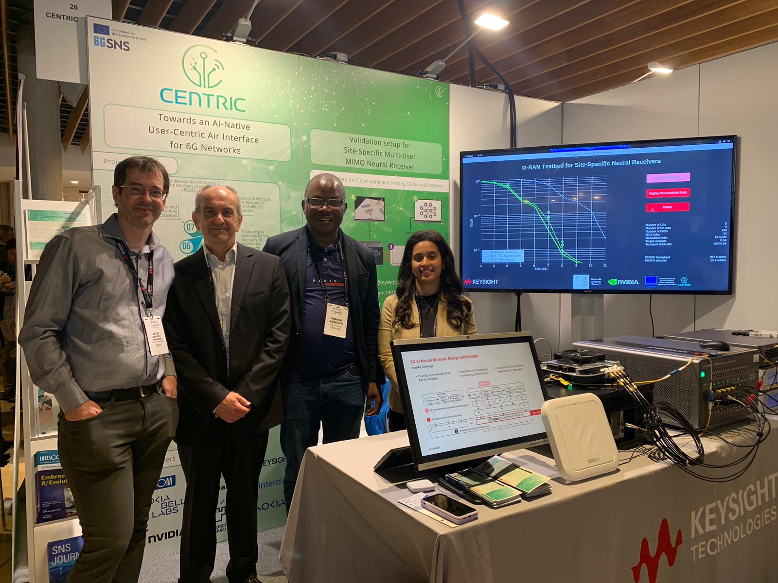 CENTRIC booth showcased at the at the EUCNC | 6G Summit 2024 on ...